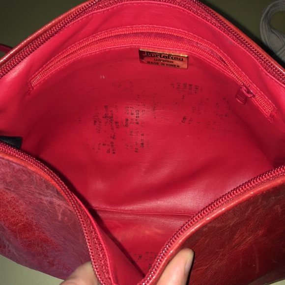 Portofino Collection | Bags | Vintage Portofino Collection Red Leather ...